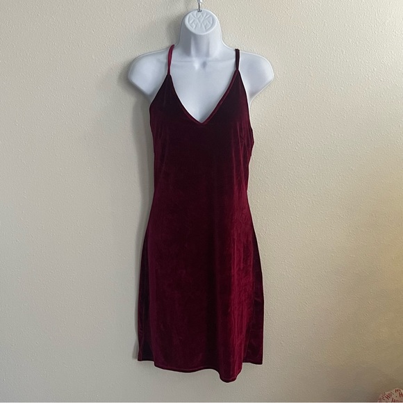 Amazon | Dresses | Red Velvet Bodycon Dress | Poshmark